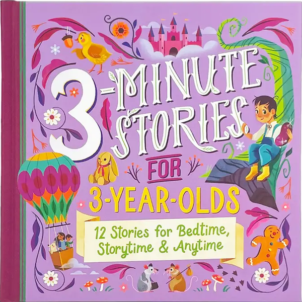 3-Minute Stories for 3 Year Olds - Madison-Drake Children's Boutique