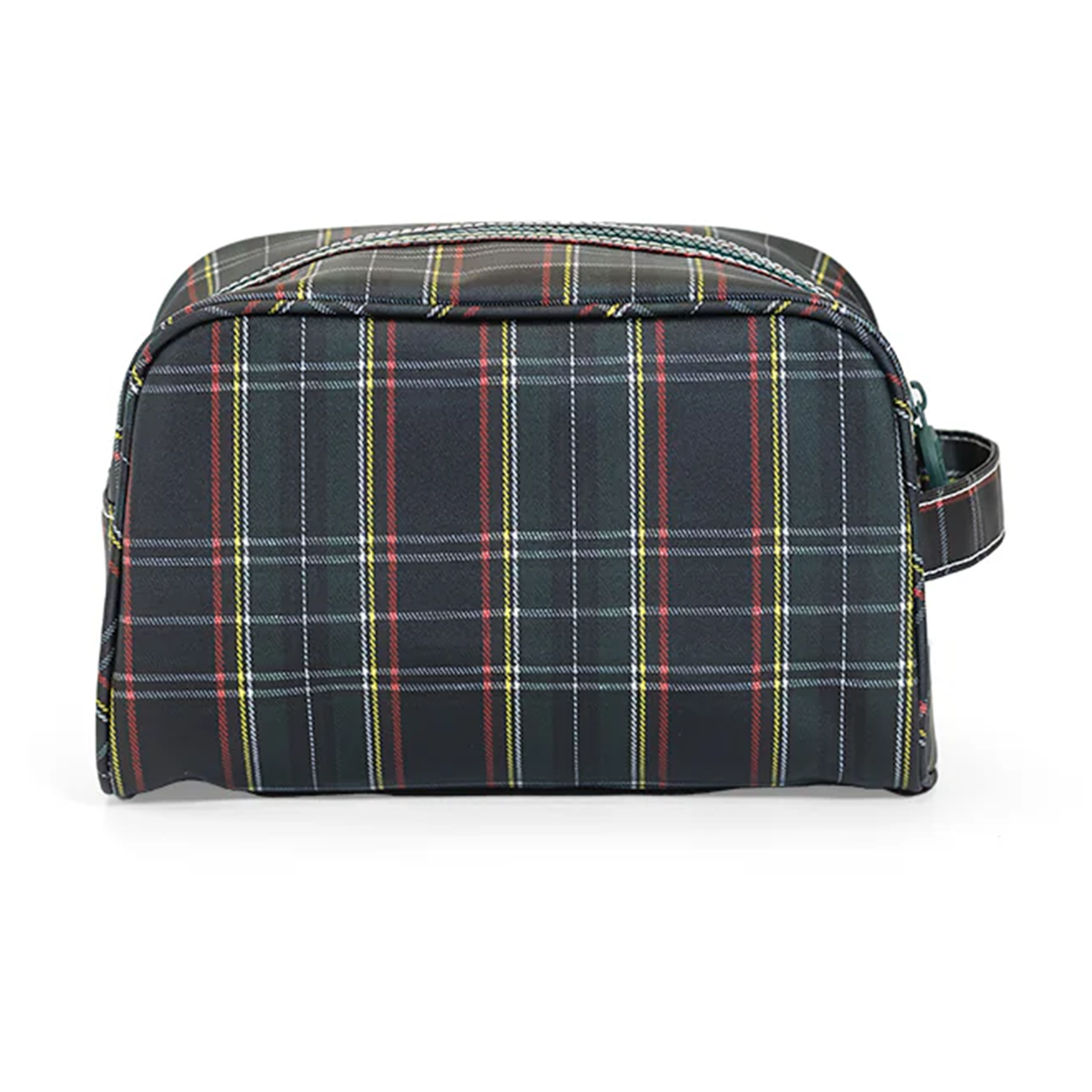 TRVL Design Roadie Medium Zippered Pouch Bag in Leaf Green Gingham ...