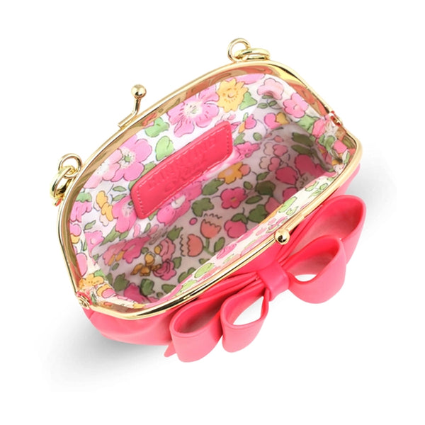 Hot Pink Hadley Petite Bag Little Girl's Bow Purse - Madison-Drake ...