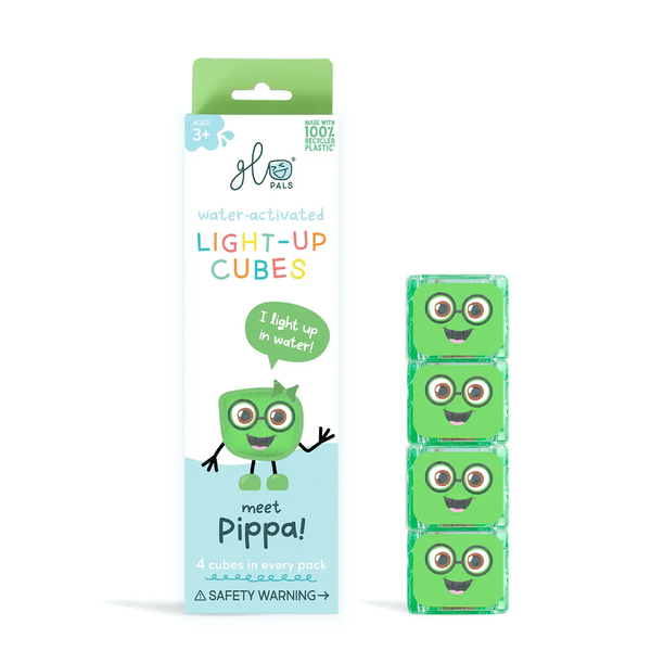 Glo Pal Pippa Green Light Up Cubes Bathtub Toy - Madison-Drake Children ...