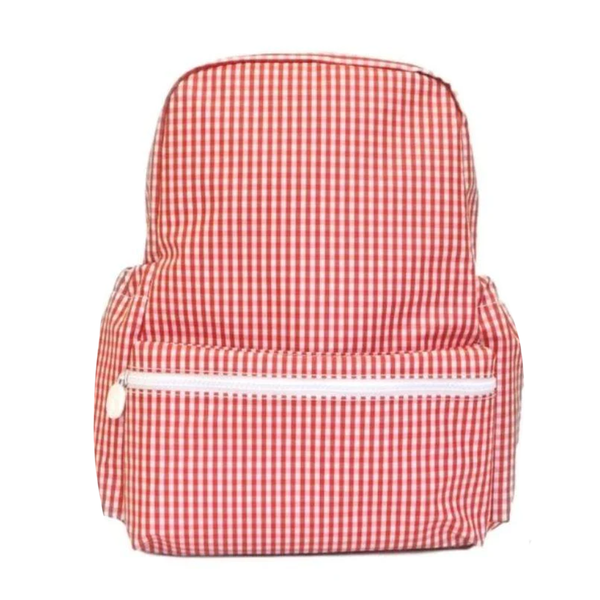 TRVL Design Backpacker Mist Red Gingham Backpack - Madison-Drake ...