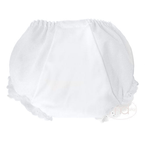Baby Girl's White Diaper Cover Little Girl's Bloomers - Madison-Drake ...