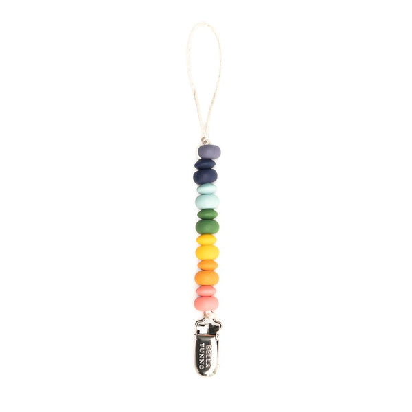 Bella Tunno Rainbow Multi Silicone Pacifier Clip - Madison-Drake ...